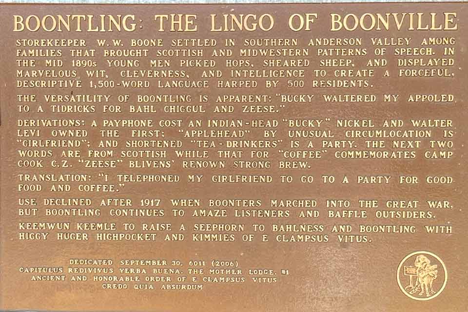 Boontling, by Veronica Esposito | World Literature Today